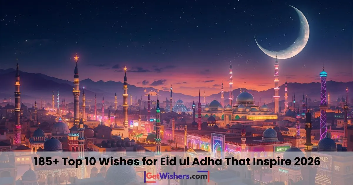 185+ Top 10 Wishes for Eid ul Adha That Inspire 2026 - getwishers.com