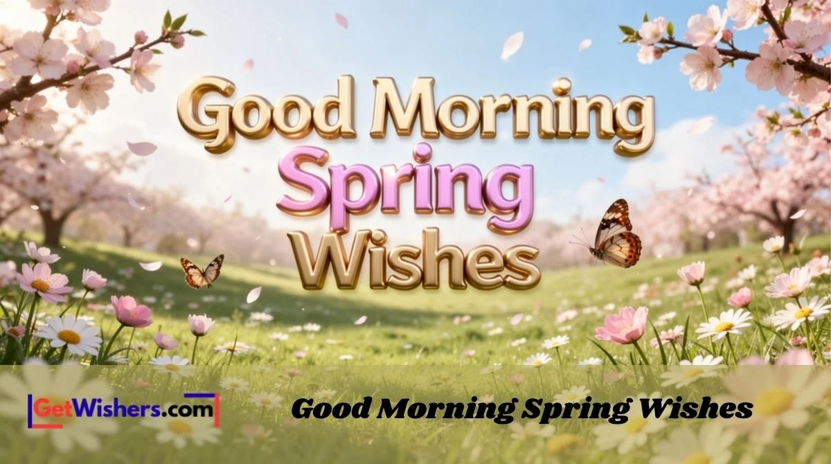 220+ Good Morning Spring Wishes for Happy Days 2026
